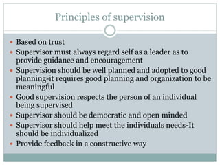 SUPERVISION AND ITS QUALITIES AND EXAMPLES | PPTX