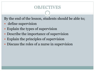 SUPERVISION AND ITS QUALITIES AND EXAMPLES | PPTX