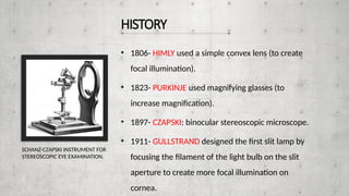 04. SLIT LAMP examination power point p | PPTX
