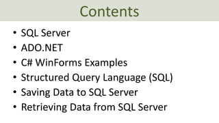 04. SQL Servesdafr with CSharp WinForms.pdf