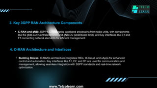 vRAN and OPEN RAN Training by TelcoLearn | PPTX