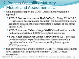 COBIT5 Framework Compare With41 Studying | PPT