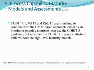 COBIT5 Framework Compare With41 Studying | PPT
