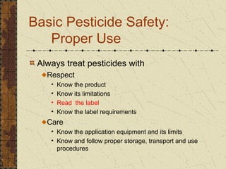 Basic Pesticide Safety in Agricultural fields | PPT