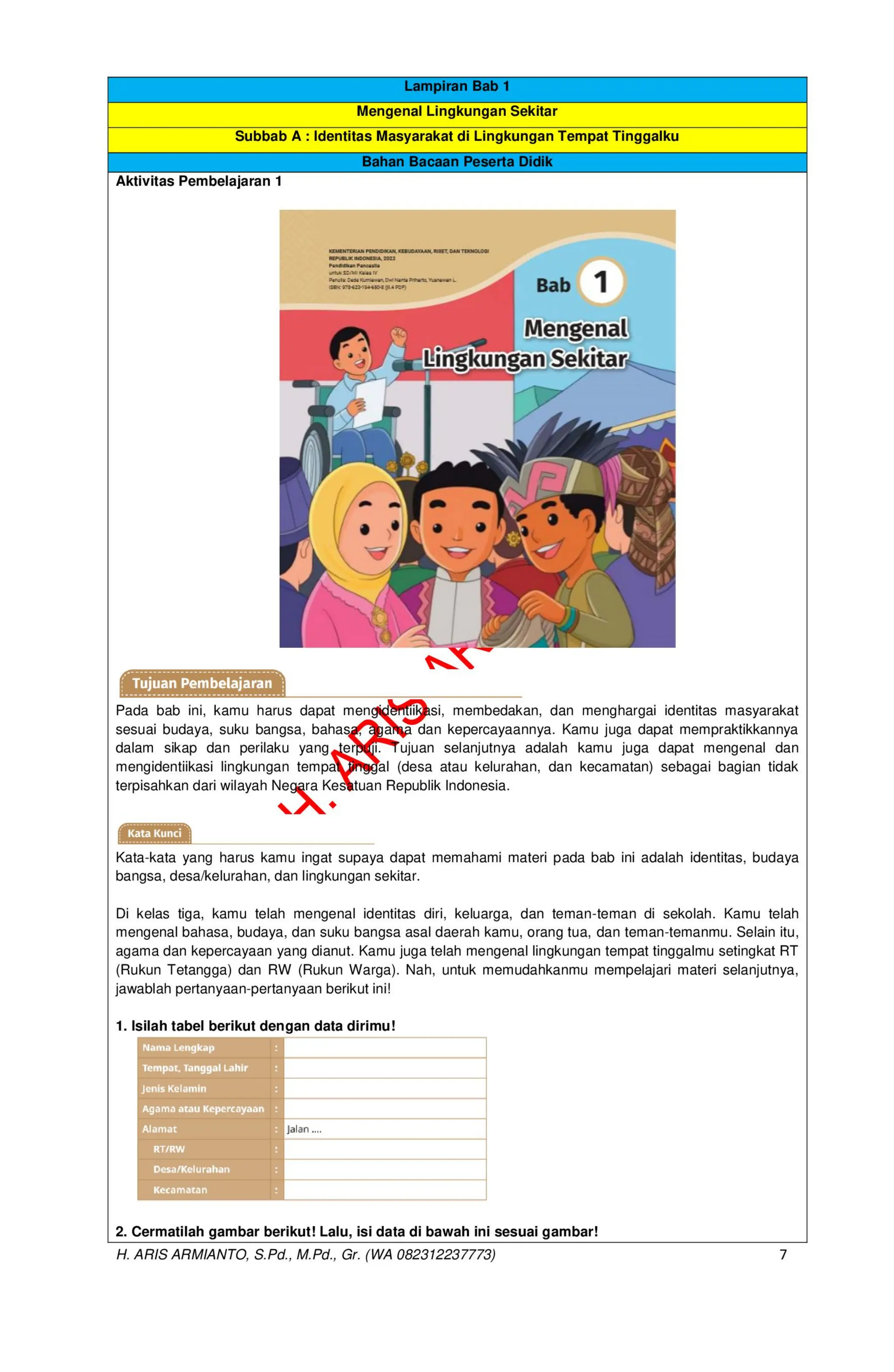 MODUL PEMBELAJARAN DEEP LEARNING PENDIDIKAN PANCASILA KELAS 4 REVISI TERBARU CP 032 KURIKULUM ...