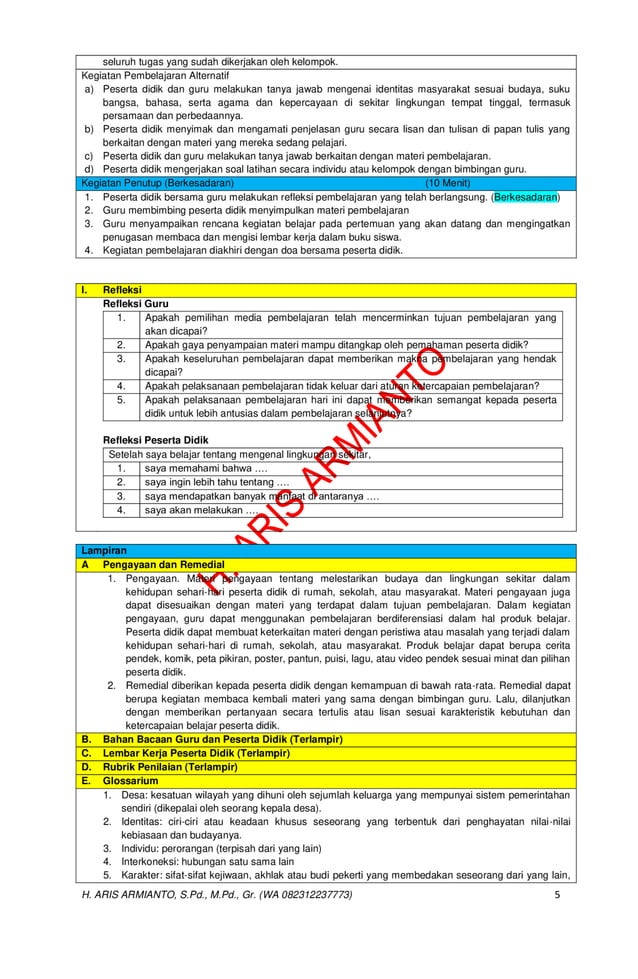 MODUL PEMBELAJARAN DEEP LEARNING PENDIDIKAN PANCASILA KELAS 4 REVISI TERBARU CP 032 KURIKULUM ...