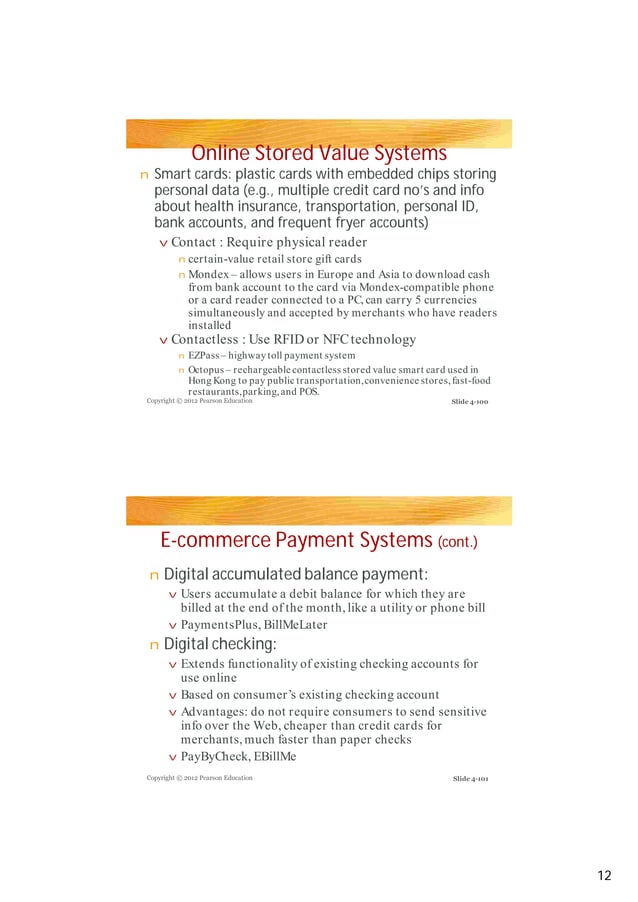 04-2 E-commerce Payment Systems slides | PDF
