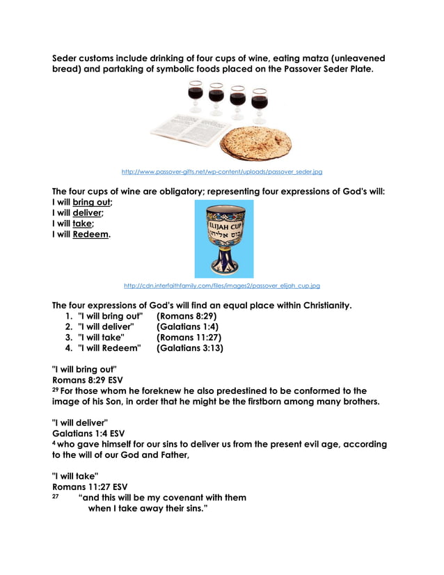 04-30-17, Matthew 26;17-30, Passover, Last Supper, Lord's Supper | PDF