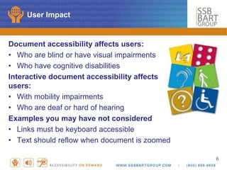 Creating Accessible PDFs with Acrobat: Requirements, Implementation ...