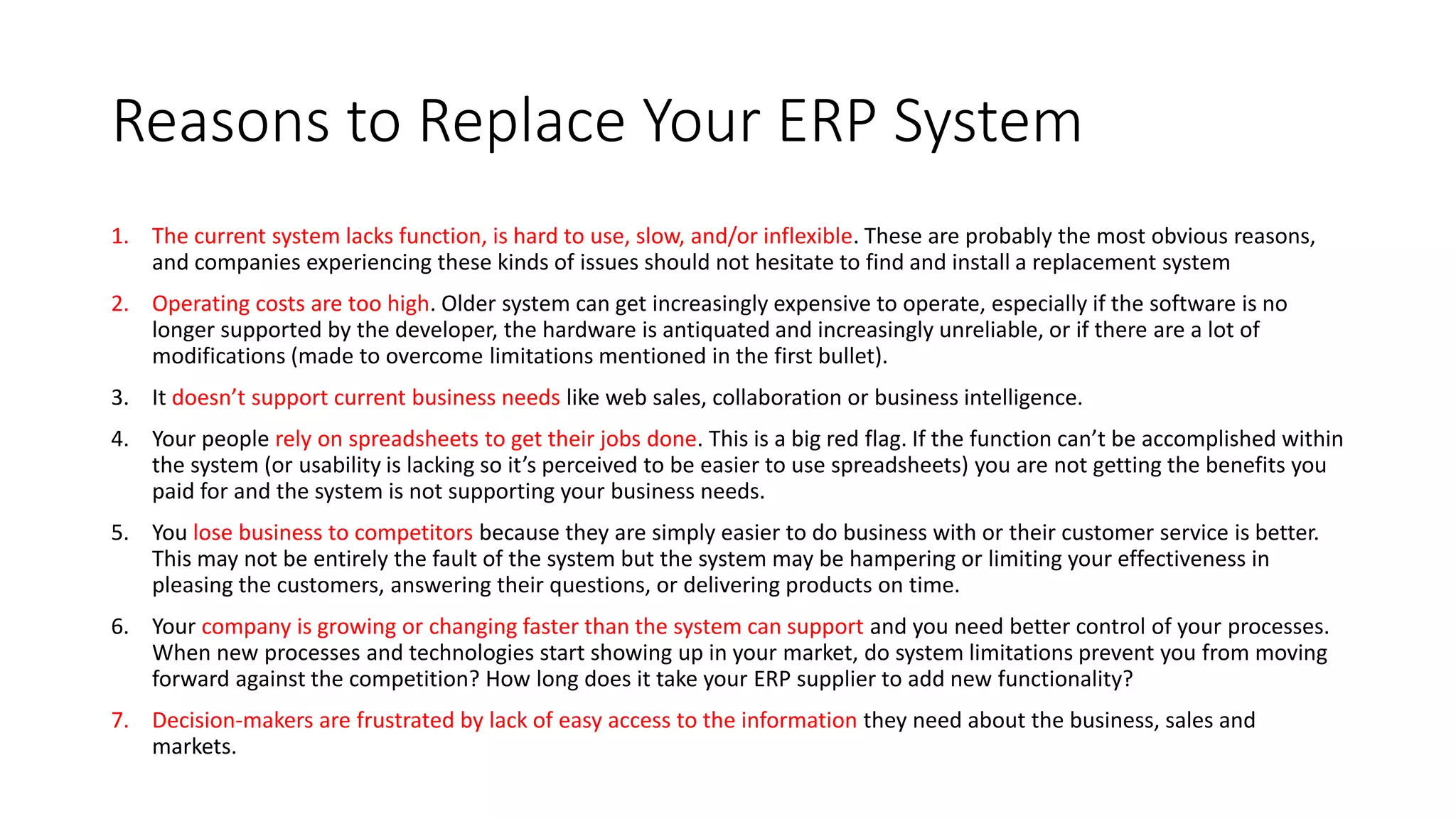 ERP Planning and Implementation | PPTX