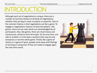 A Negotiation Game Plan | PPT
