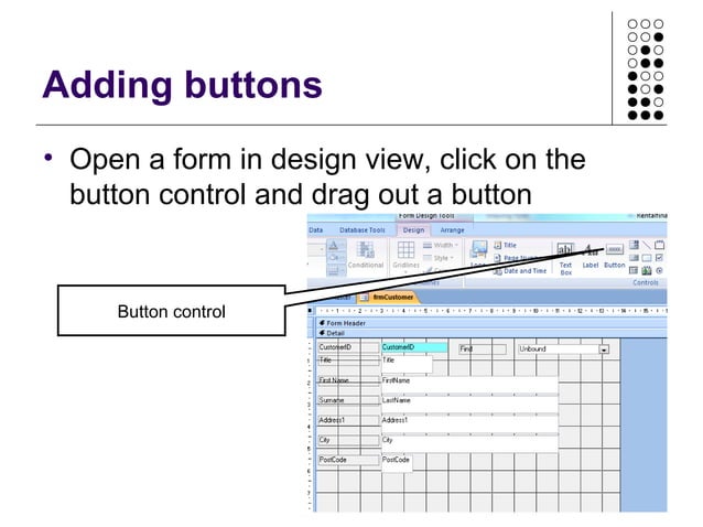 04 access howtobuttons | PPT | Computing | Technology & Computing