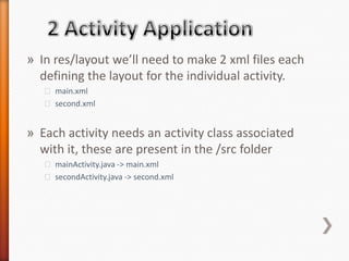 04 activities - Android | PPT
