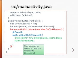 04 activities - Android | PPT