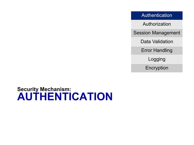 04 application security fundamentals - part 2 - security mechanisms ... 04 application security fundamentals - part 2 - security mechanisms ...