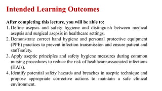 Comprehensive Nursing Lecture on Asepsis and Infection Prevention for ...