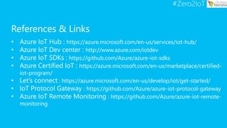 DotNetToscana - Azure IoT Hub - Il Concentratore | PPT