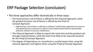 ERP Implementation Challenges and Package Selection | PPTX
