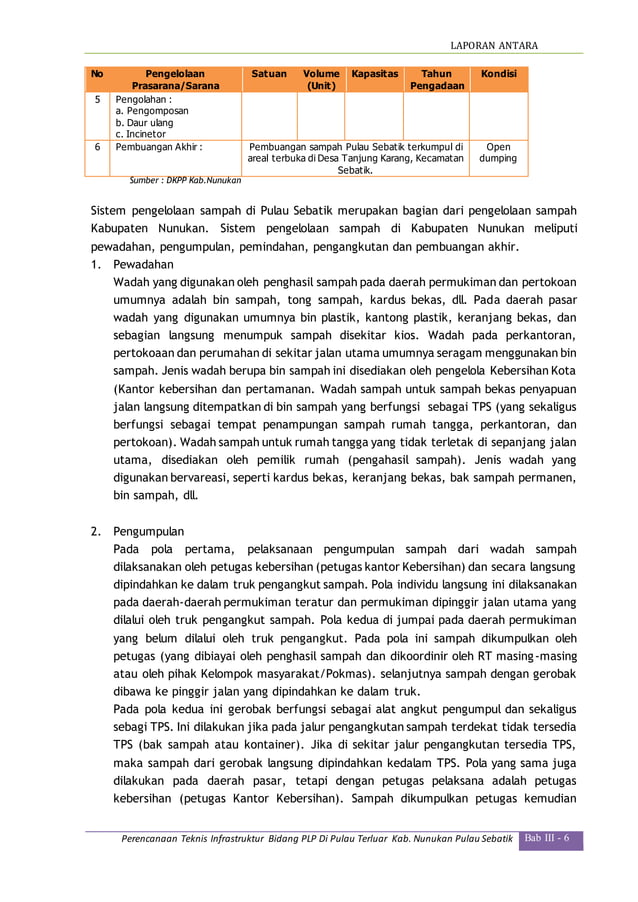 04 bab 3 kondisi umum pengelolaan infrastruktur plp rev 210716 | PDF
