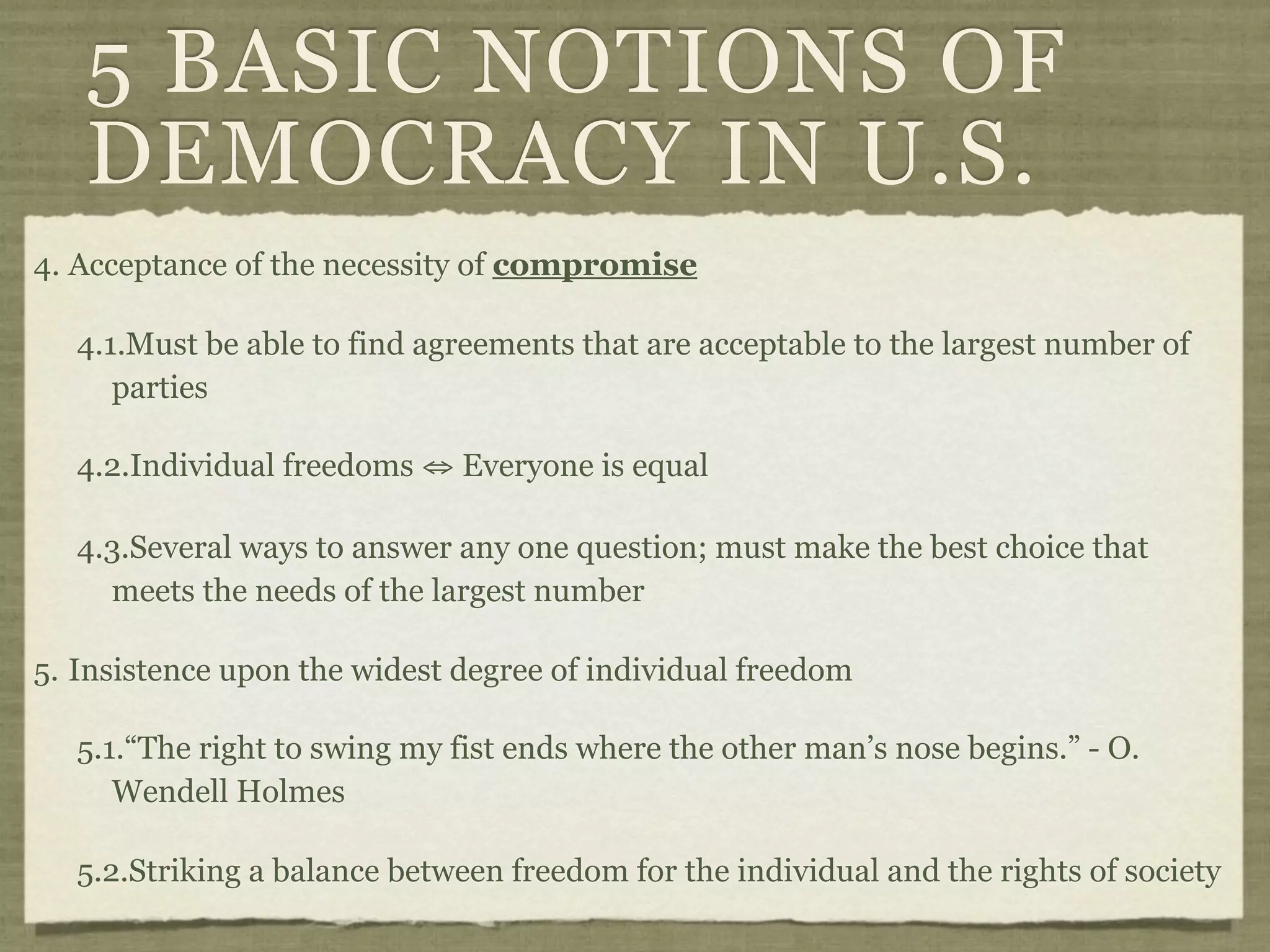 04 - Basic Concepts of Democracy | KEY