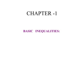 Probability and random process Chapter04-Basic inequalities.ppt