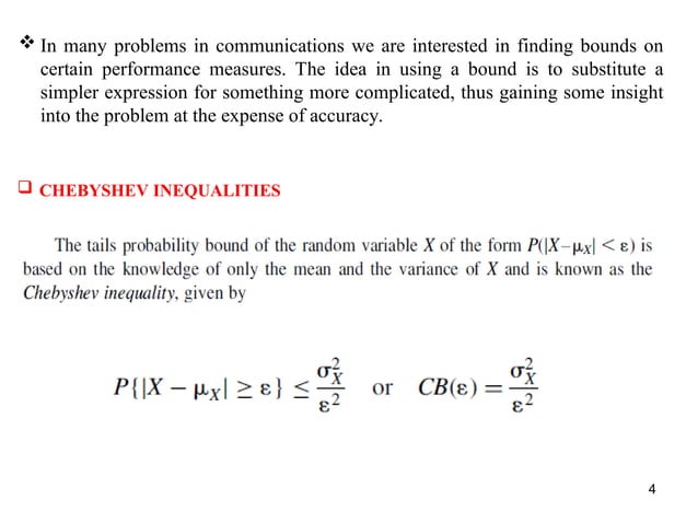 Probability and random process Chapter04-Basic inequalities.ppt