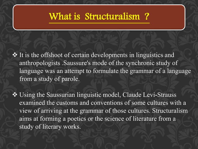 Post Structuralism and Deconstruction | PPTX | Books and Literature