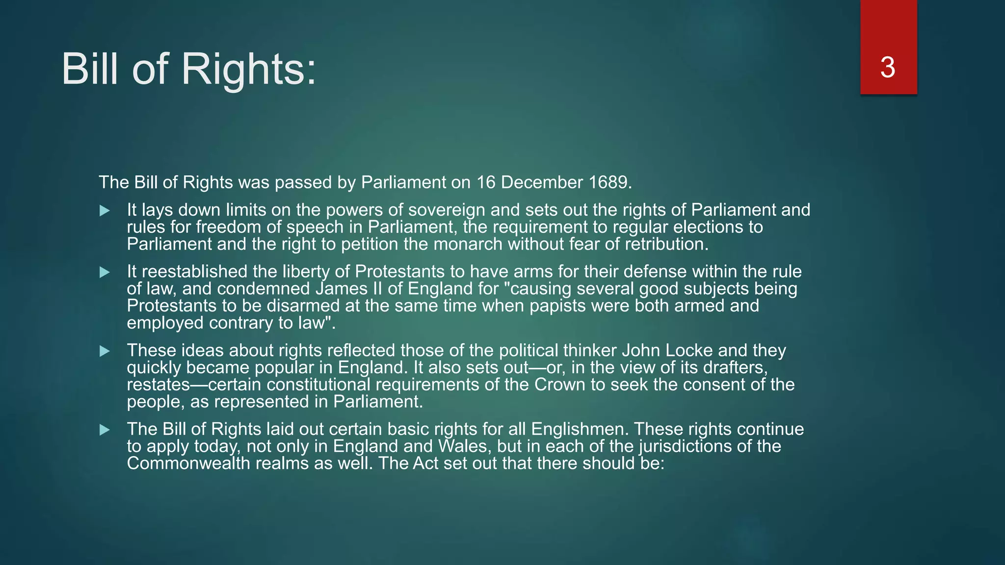 Bill of Rights | PPT