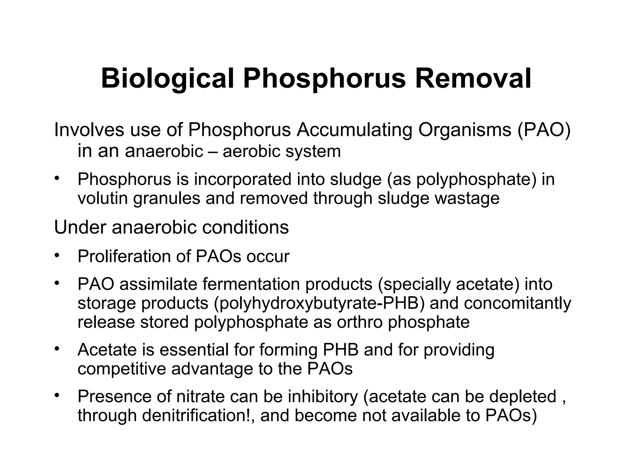 Biological n and p removal | PPT