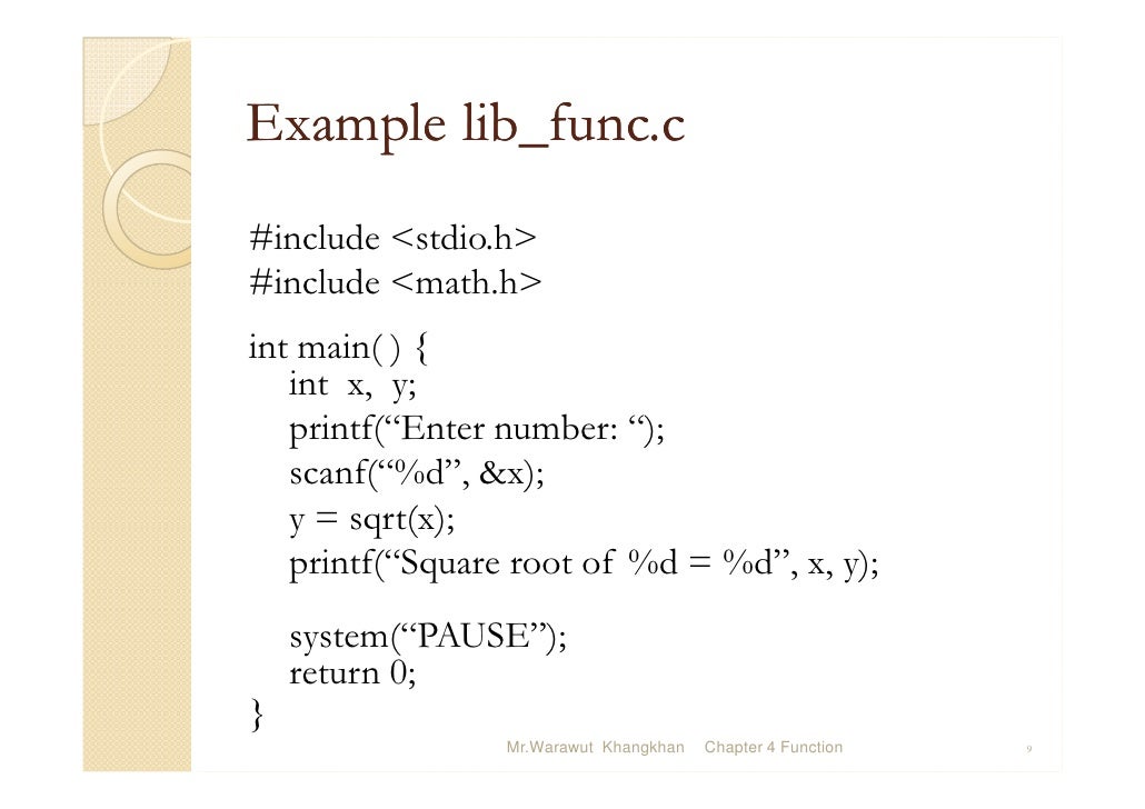 Function C