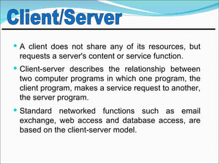 04 Client Server Technology | PPT