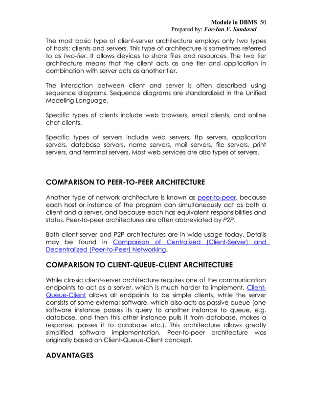 04 Client Server Computing | DOC | Internet | Computing