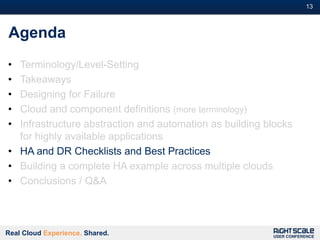 Cloud Immortality - Architecting for High Availability & Disaster Recovery | PPT