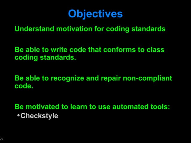 Codings Standards | PPT