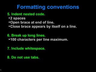 Codings Standards | PPT