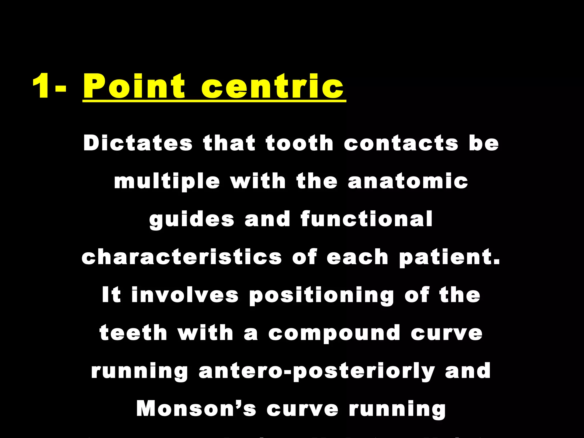 Concepts of Complete denture occlusion | PPT