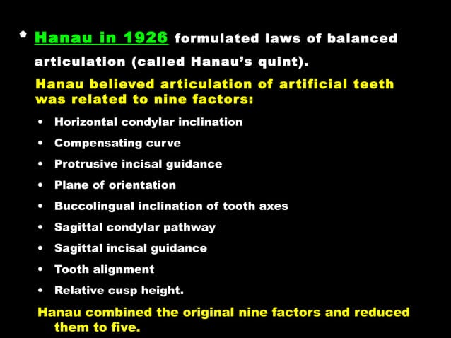 Concepts of Complete denture occlusion | PPT