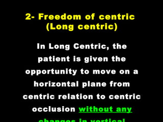 Concepts of Complete denture occlusion | PPT