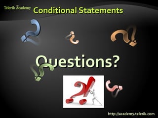 04. Conditional Statements | PPT
