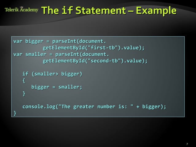 04. Conditional Statements | PPT