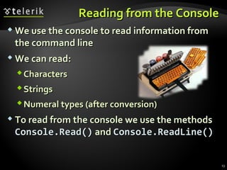 04 Console input output- | PPT