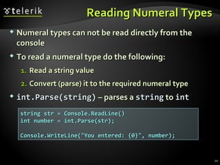 04 Console input output- | PPT