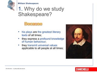 William Shakespeare | PPT | Theater | Fine Art