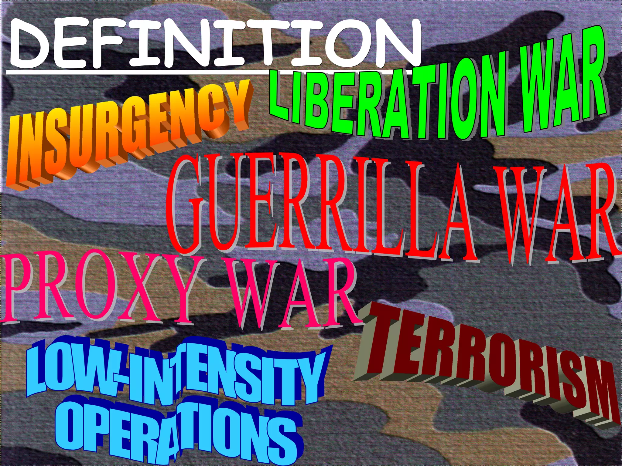 Counter Guerrilla Warfare | PPT