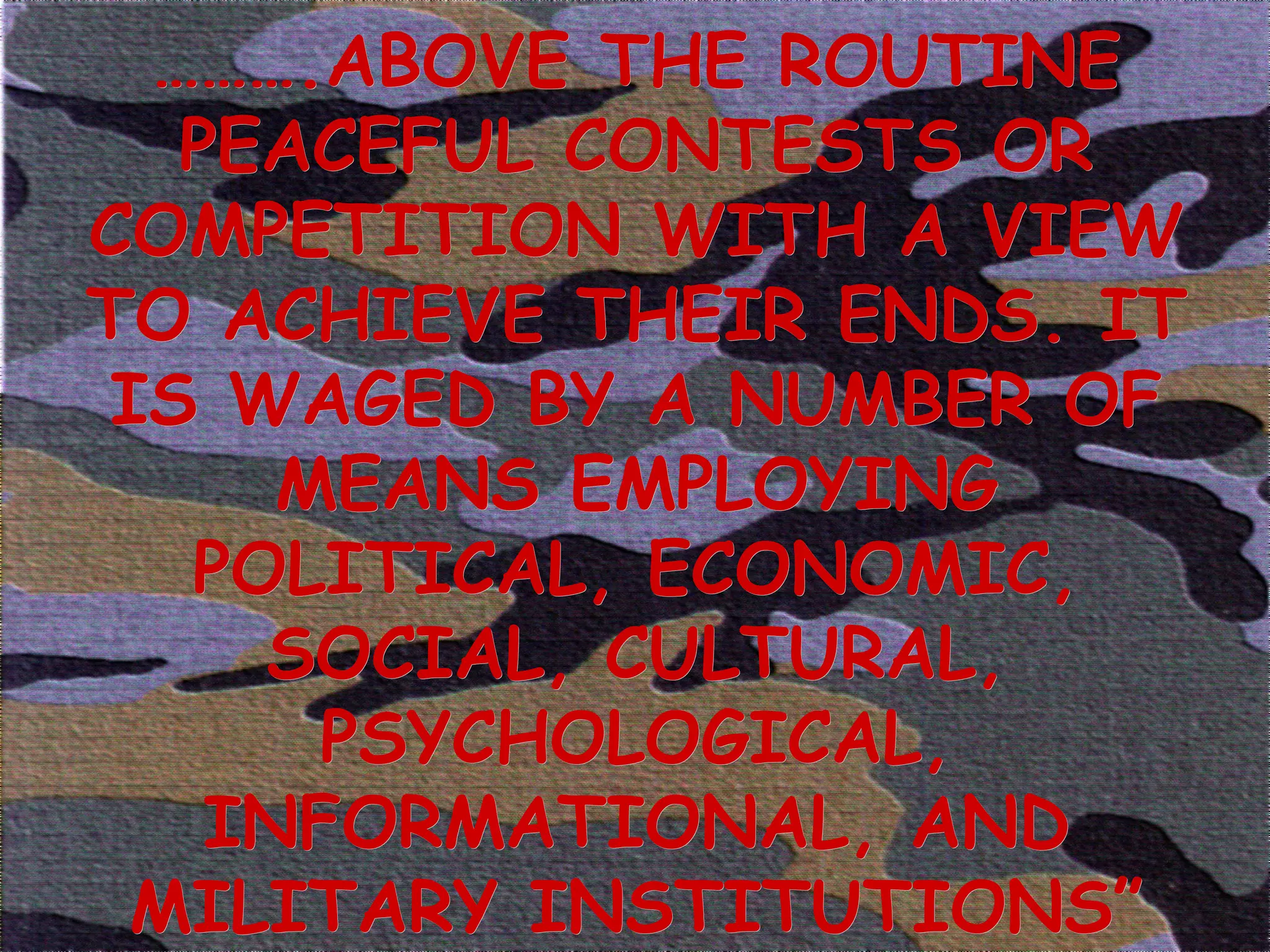 Counter Guerrilla Warfare | PPT