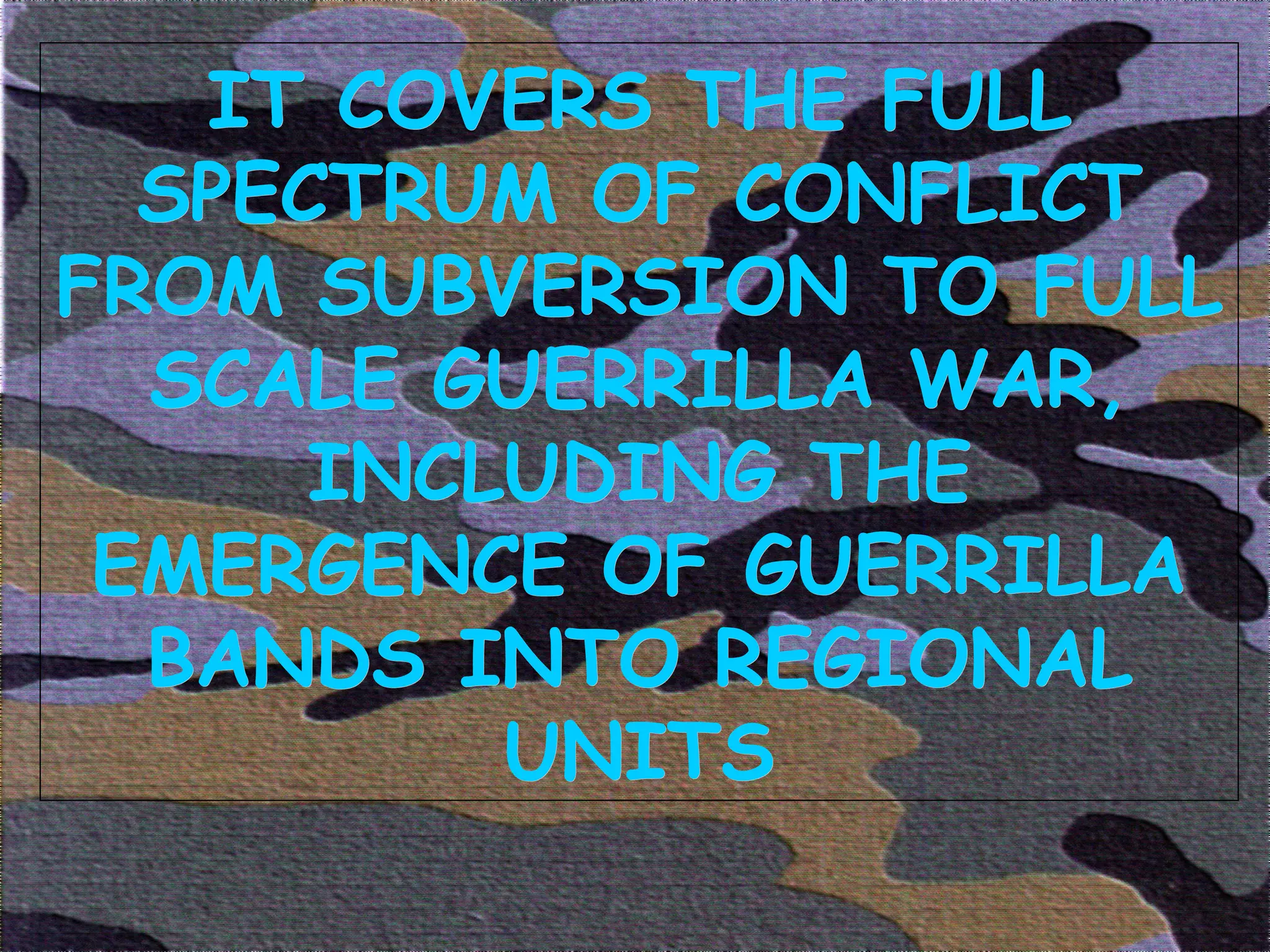 Counter Guerrilla Warfare | PPT