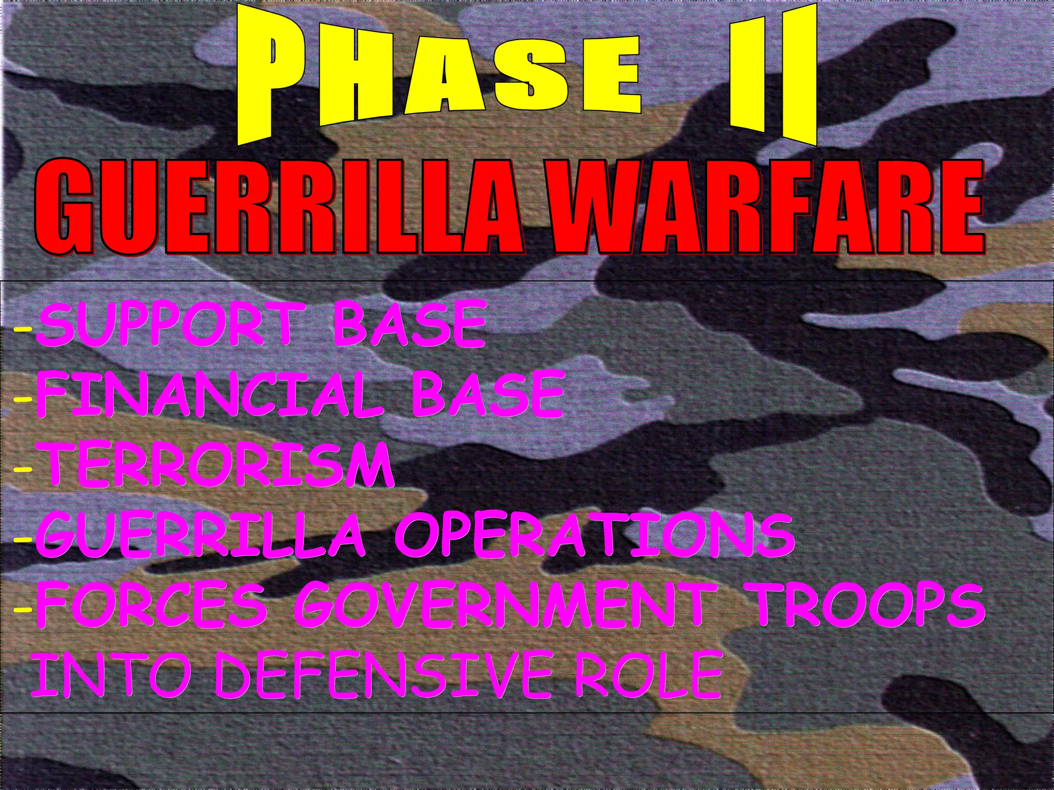 Counter Guerrilla Warfare | PPT