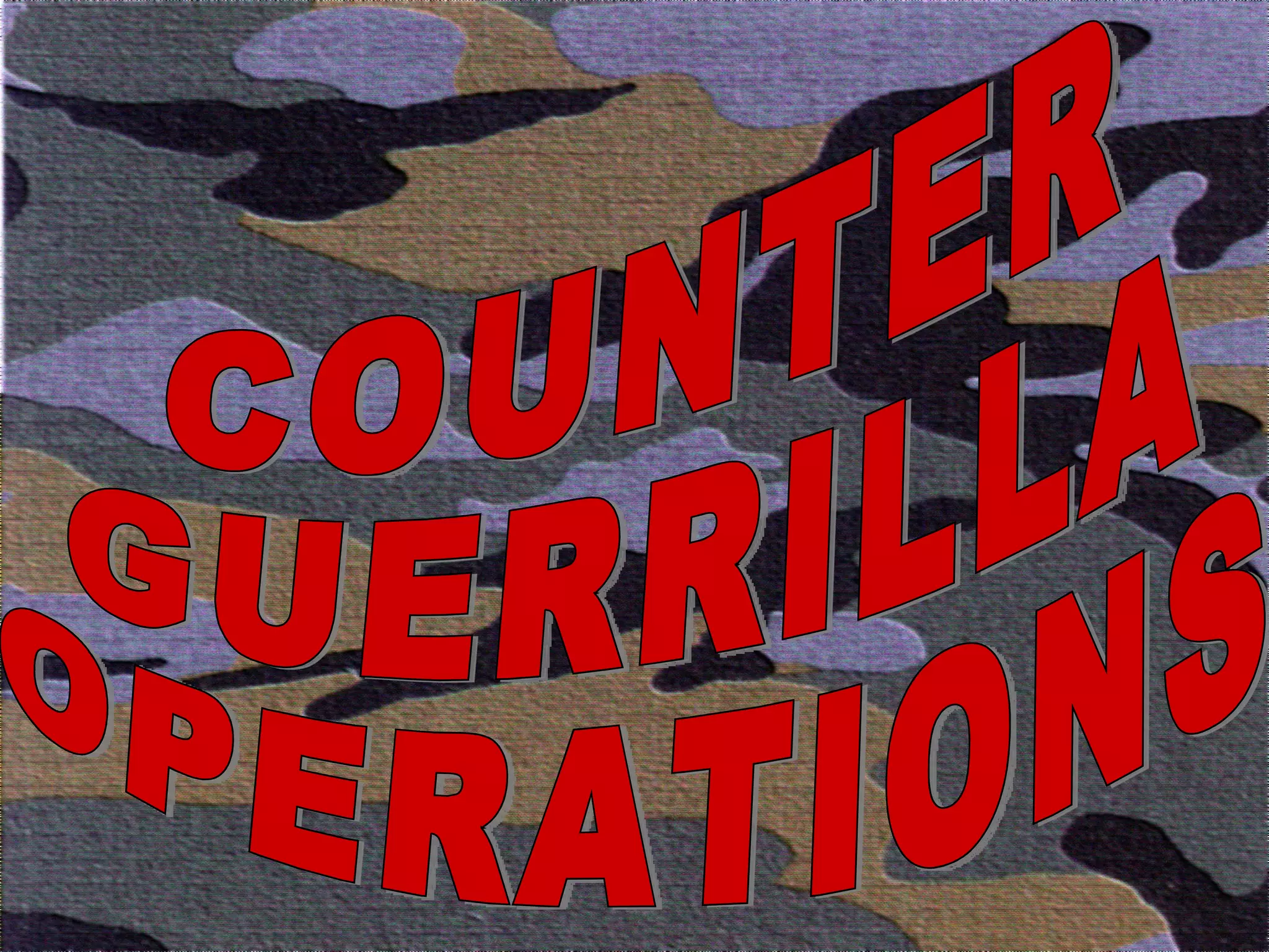 Counter Guerrilla Warfare | PPT