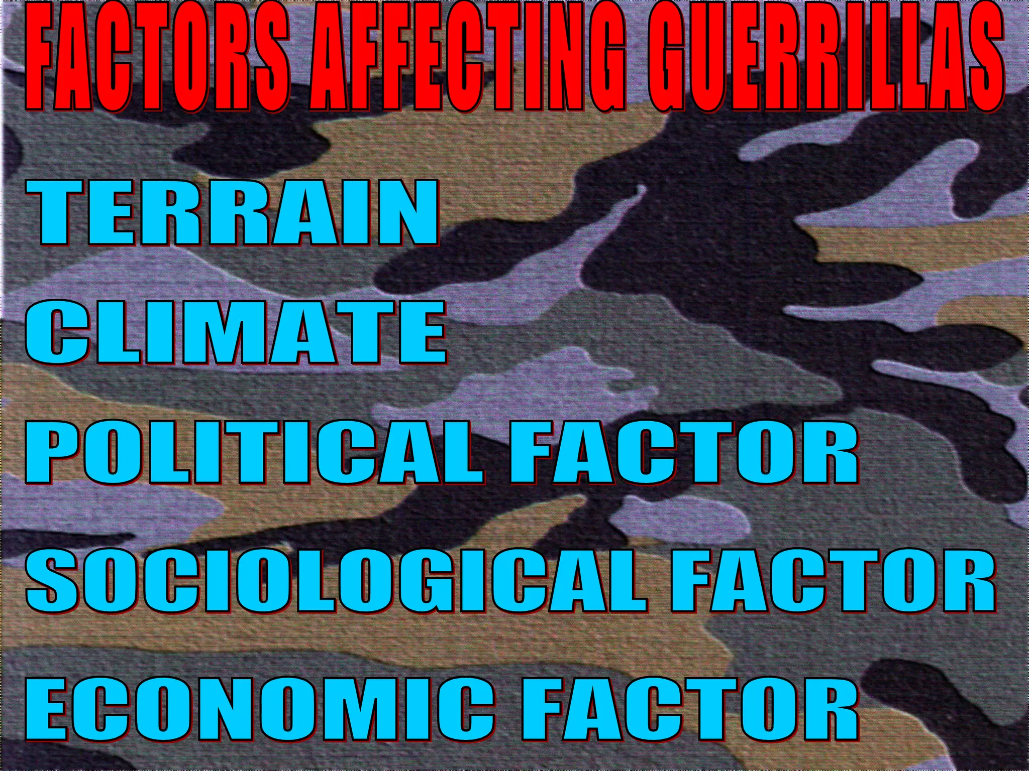 Counter Guerrilla Warfare | PPT