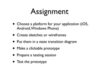 Creating low and medium fidelity prototypes | KEY